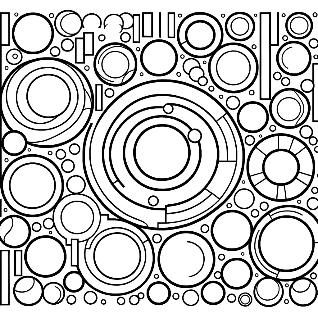 Simple Circles - Creative Coloring World