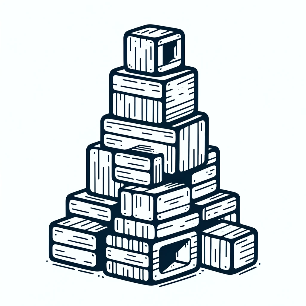 Playful Stacking Blocks - Creative Coloring World